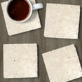 CounterArt Natural Travertine 4 Pack Absorbent Stone Coaster - Walmart.com
