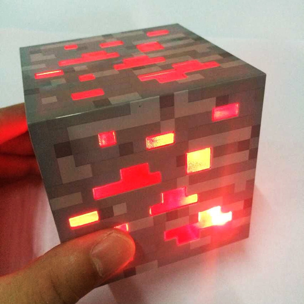 Minecraft Light-up Square Diamond Ore LED Light Toys as Xmas Gifts ...