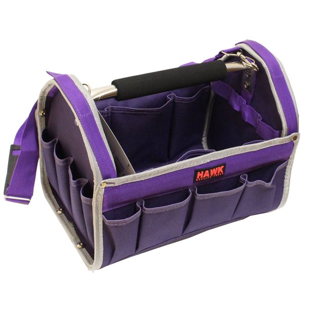 Pretty Purple Tool Carry-All With Silver-GrayTrim-12-1/2 X 9-1/2 X 8 ...