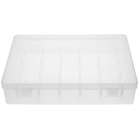 42 Grid Sewing Thread Storage Box Transparent Spools Case Bobbin Holder ...
