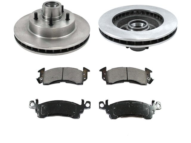 Front Brake Pad and Rotor Kit - Compatible with 1975 - 1986 Chevy C10 ...