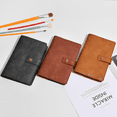Wonderpool A6 Leather Journal Refillable Notebook Spiral Diary Binder ...