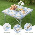 Boho Style Tablecloth Featuring Abstract Geometric Patterns, Rainbow G ...