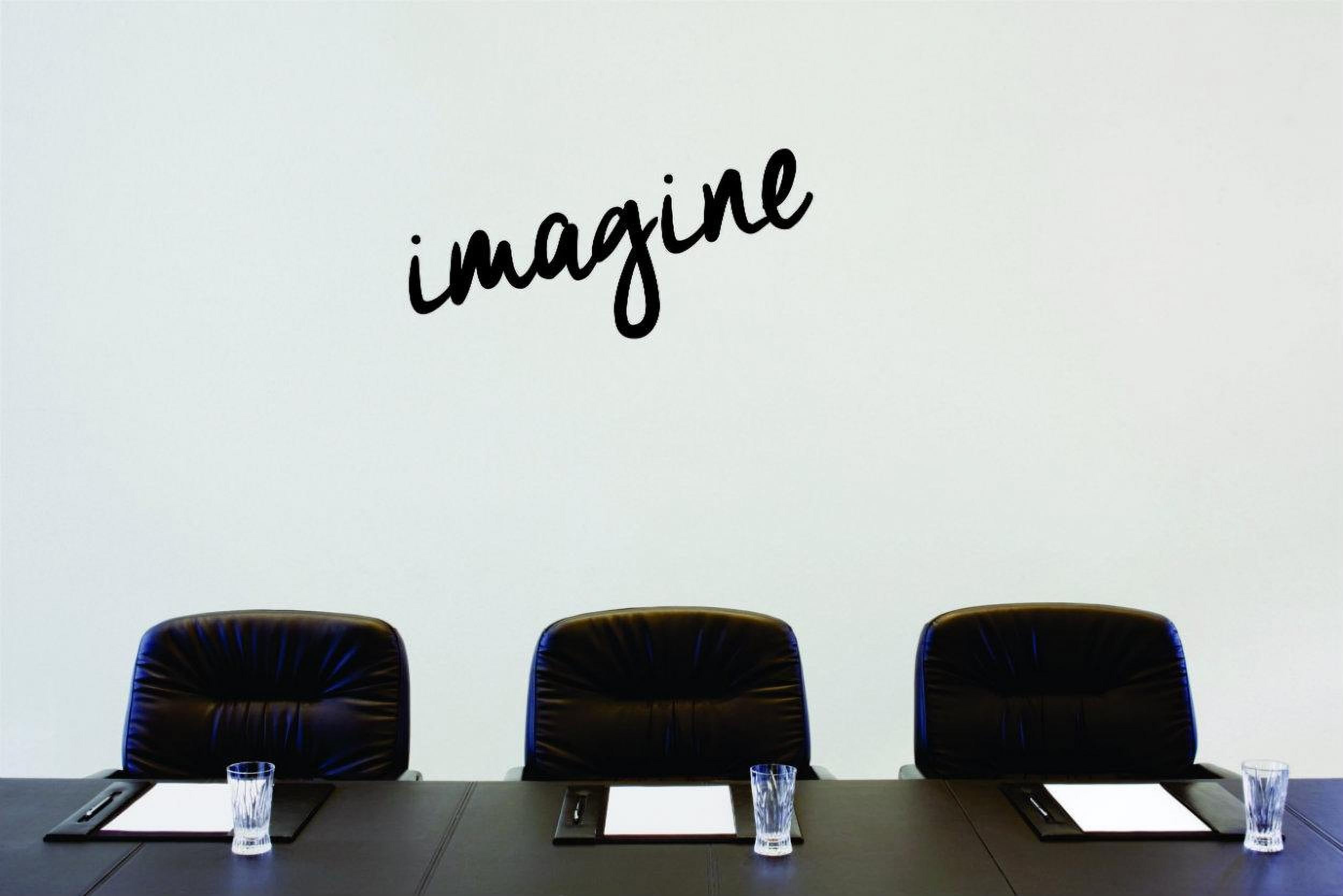 Imagine Vinyl Wall Decal for Home - Dreams Spirit Hopes Wish Hope Cute ...