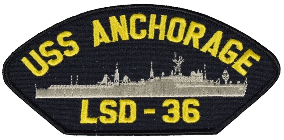 USS Anchorage LSD -36 Ship Patch - Walmart.com