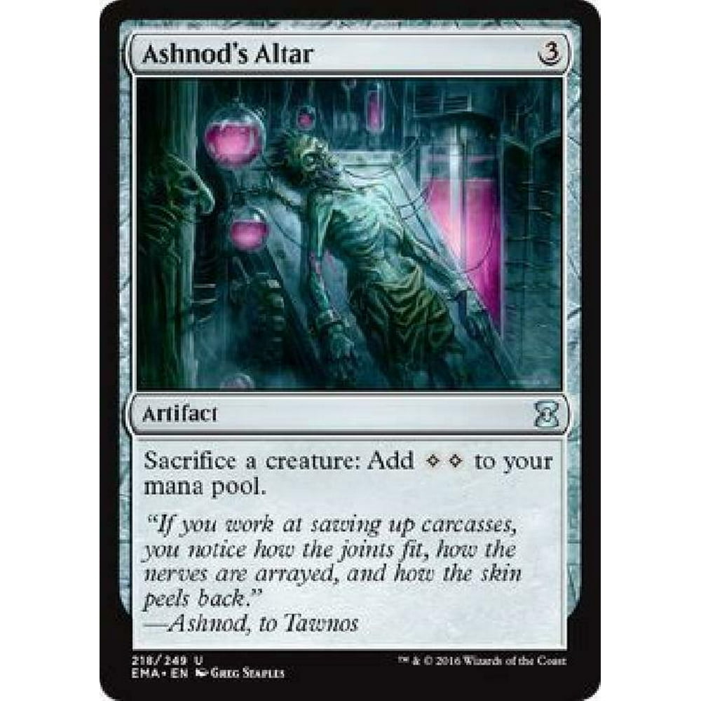 Ashnods Altar 218/249 Near Mint MTG Eternal Masters EMA - Walmart.com ... Ashnods Altar 218/249 Near Mint MTG Eternal Masters EMA - Walmart.com ...