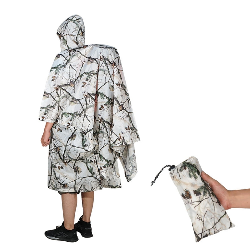 Outdoor 3 In 1 Portable Multifunctional Raincoat Unisex Hiking Camping ...