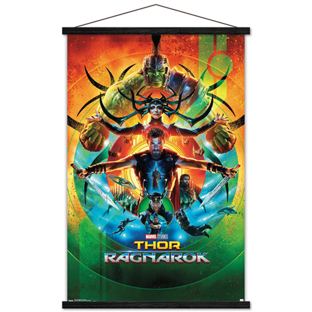 Marvel Cinematic Universe - Thor: Ragnarok - One Sheet Wall Poster with ...