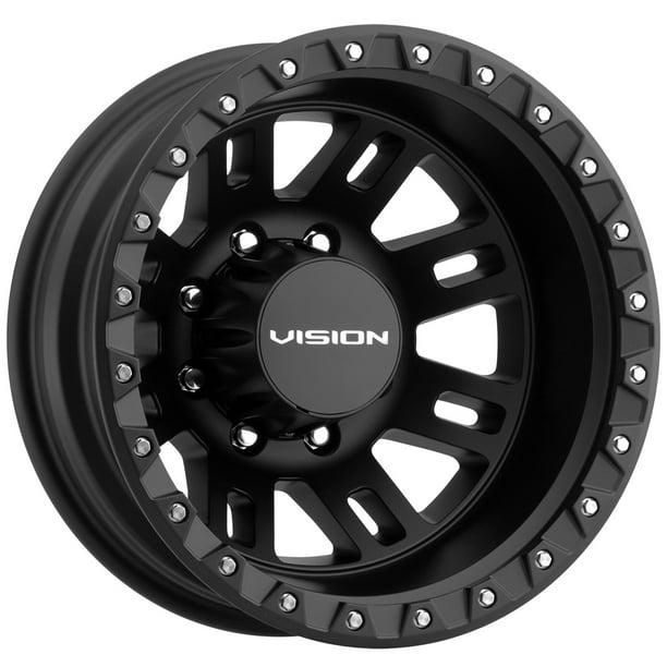 Vision Manx2 Dually 17x6.5 8x200 -143.35et Satin Black Wheel - Walmart.com