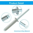 CERPXFF-60Pcs Stainless Steel Blind Rivets, 3/16" x 3/4" Tri-Fold ...