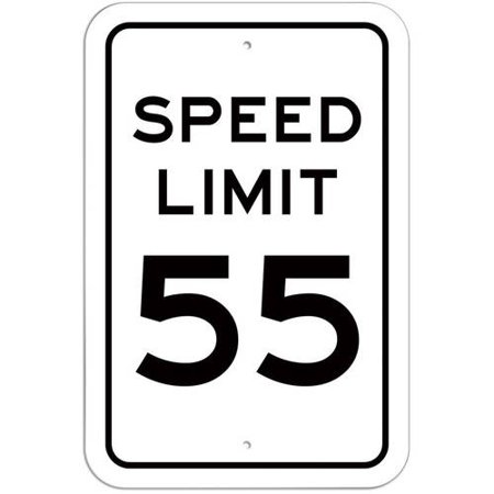 Speed Limit 55 Sign - Walmart.com - Walmart.com