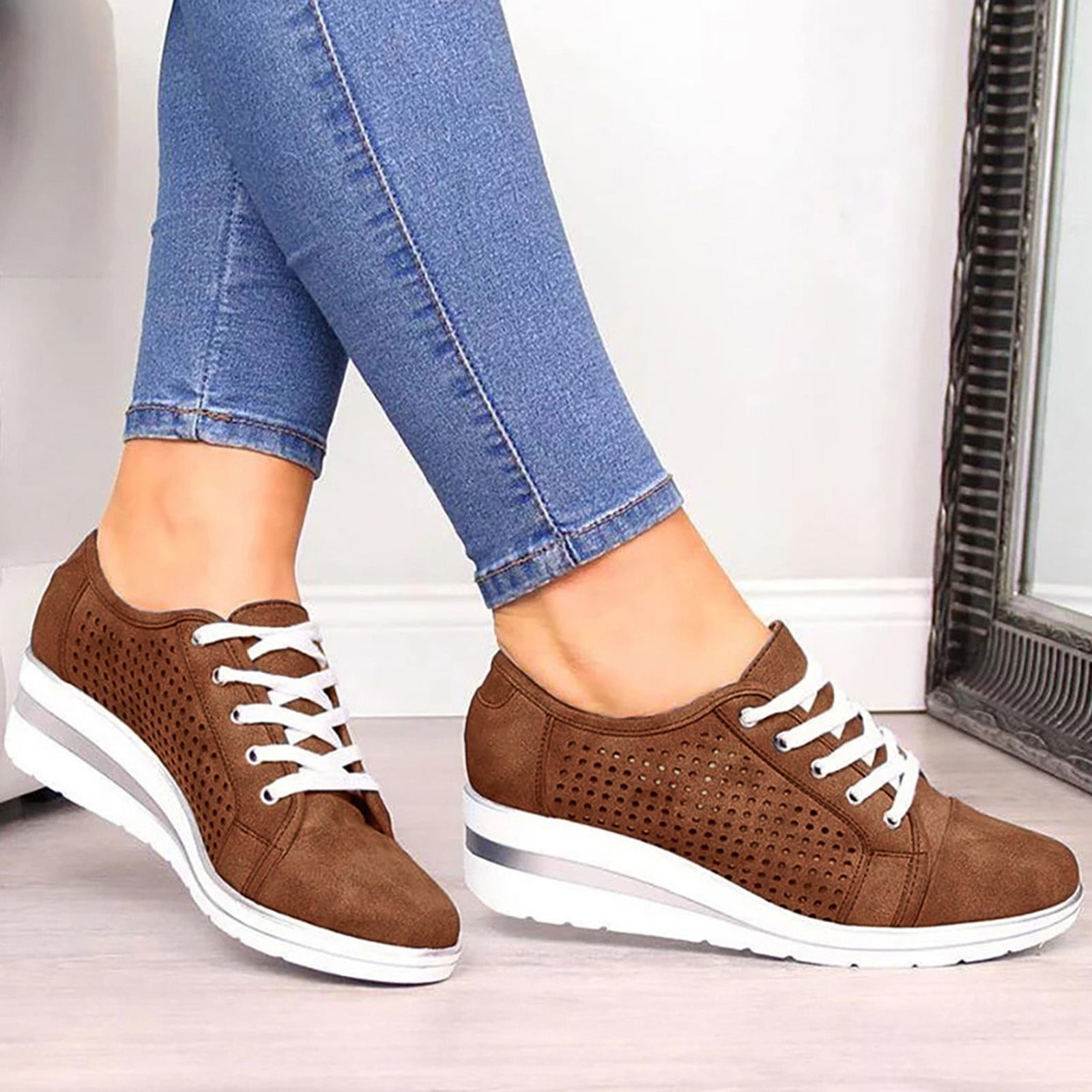 Click here for Eczipvz Walking Shoes Women Loafers For Women Comf... prices