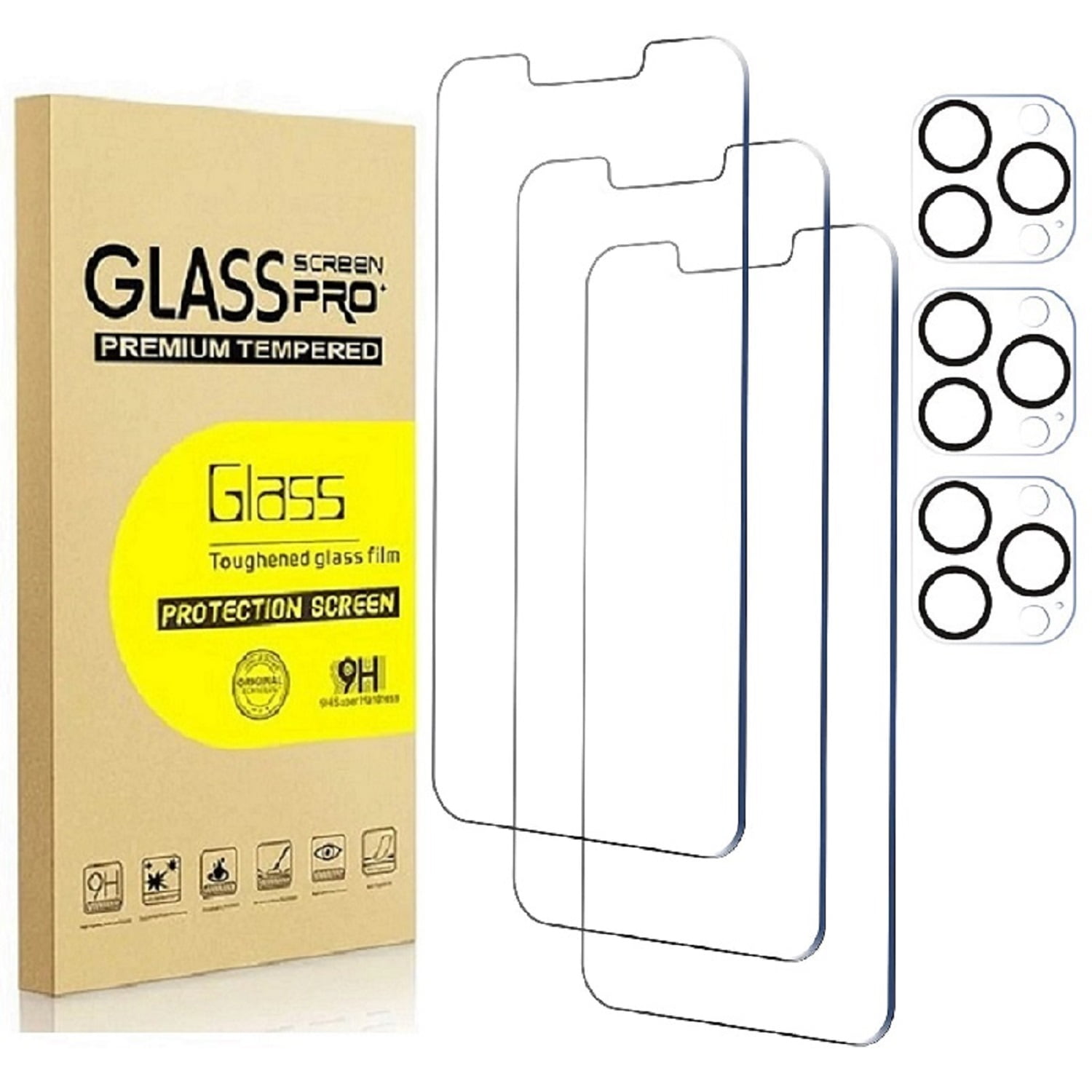 Click here for Adakot [3+3 Pack] For Iphone 13 Pro Max Screen Pro... prices