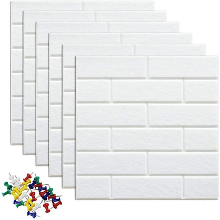 MSYMY Large Pin Board Notice Boards for Wall with 30 Push Pins, 6 Packs ...