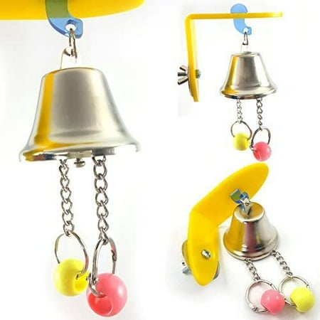 FashionPet Bird Toy Parrot Small Animals Cage Hanging Sound Bell Beads ...