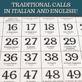 Tombola Bingo Family Game- Italian Tradition with 24 Players Capacity ...