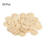 Round Wooden Discs, 20 Pack 30mm - Log Unfinished Wood Circles with ...