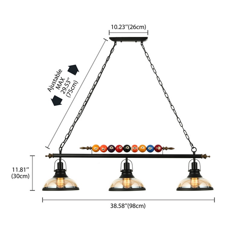 Billiard Industrial Drum Lights