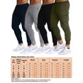 Frontwalk Mens Athletic Pants Drawstring Sweatpants Solid Color Pencil