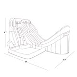 Sportspower Half Pipe 17' Inflatable Water Slide with Lifetime Warranty ...