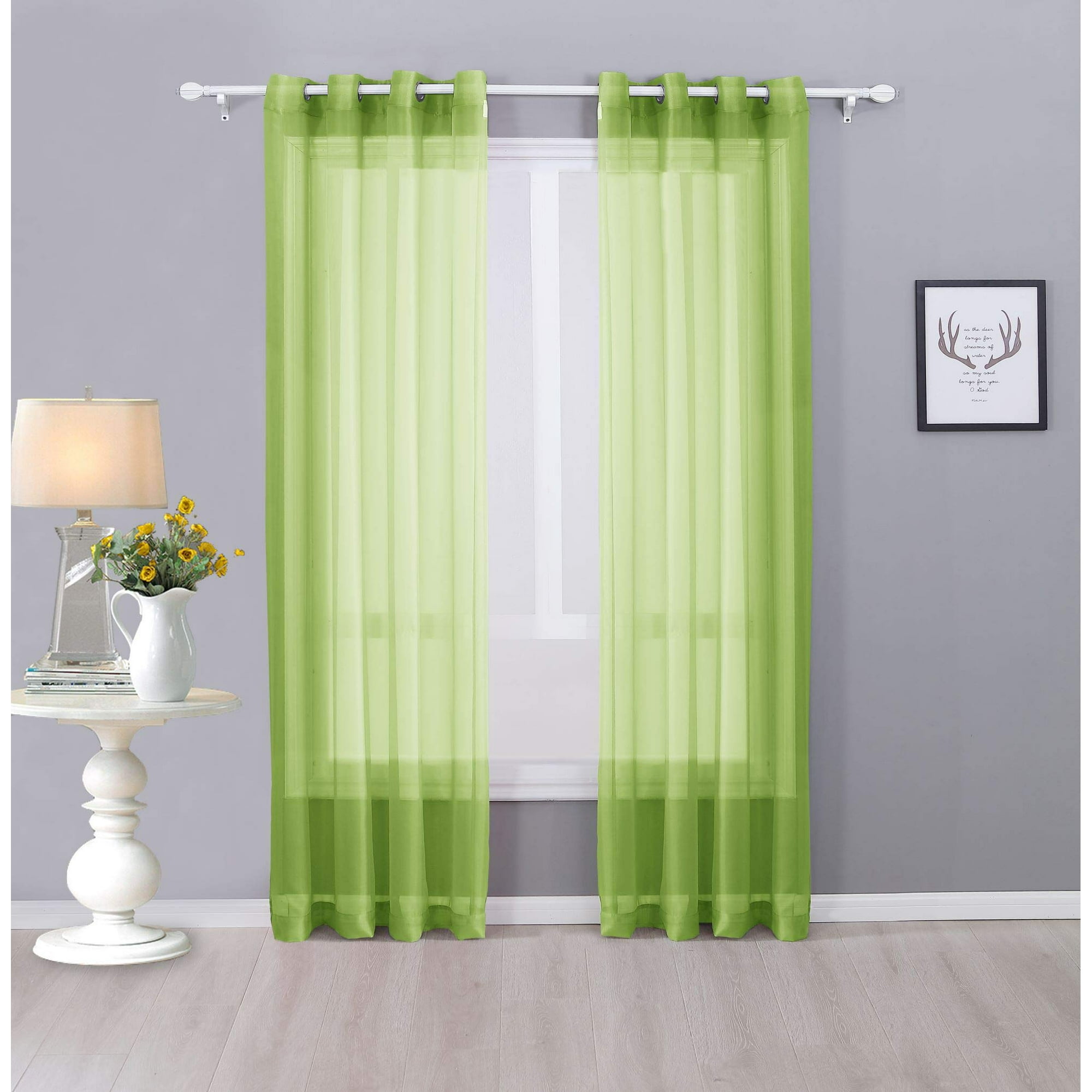 Click here for Interior Trends Ariana 2 Piece Sheer Voile Fully S... prices
