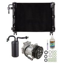 A/C Kit w/ AC Compressor Condenser & Drier For Jeep Wrangler TJ 4.0L ...