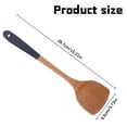 Wooden Spatula Kitchen Utensil For Cooking Baking Mixing Non-Stick ...