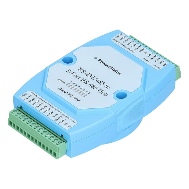 RS485 Hub 8 Ports OptoIsolated AntiInterference HighSpeed Transmission ...