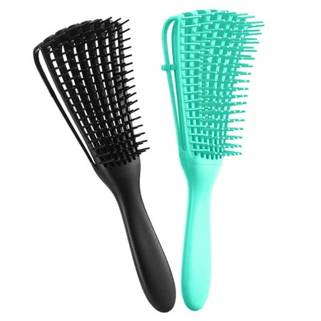 Brush for Afro America/African Hair Textured 3a to 4c Kinky Wavy/Curly ...