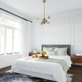Millennium Lighting Avell 6 Light Chandelier in Modern Gold Modern Gold ...