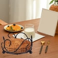1 Pack Heavy Duty Metal Coaster Holder, Rust-Resistant Iron Wire ...