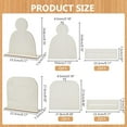 2 Set Wood Hat Stand Display Set Blanched Almond 23.3x7.3x24.8cm ...