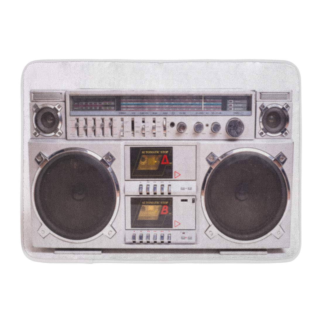 NUDECOR Old Front View of Vintage Boom Box Cassette Tape Player Deck ...