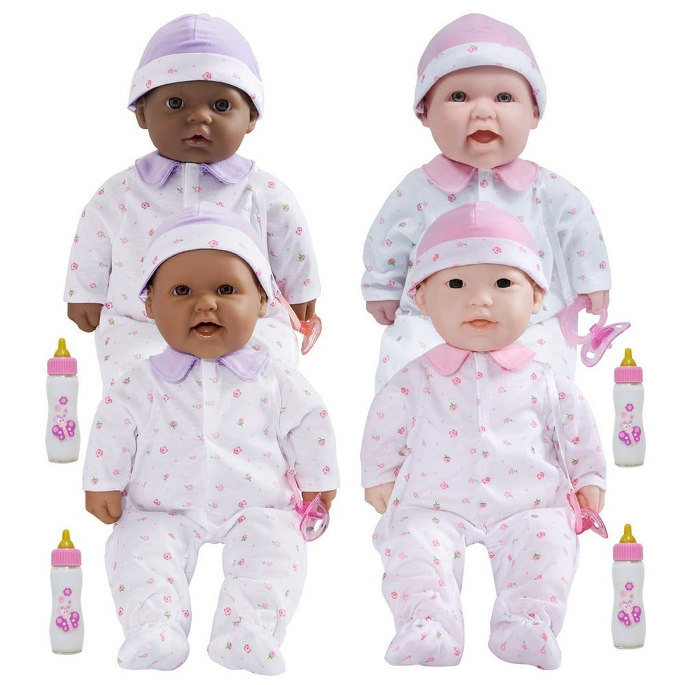 JC Toys Loveable 16 Inch Dolls - Set of 4 - Walmart.com - Walmart.com