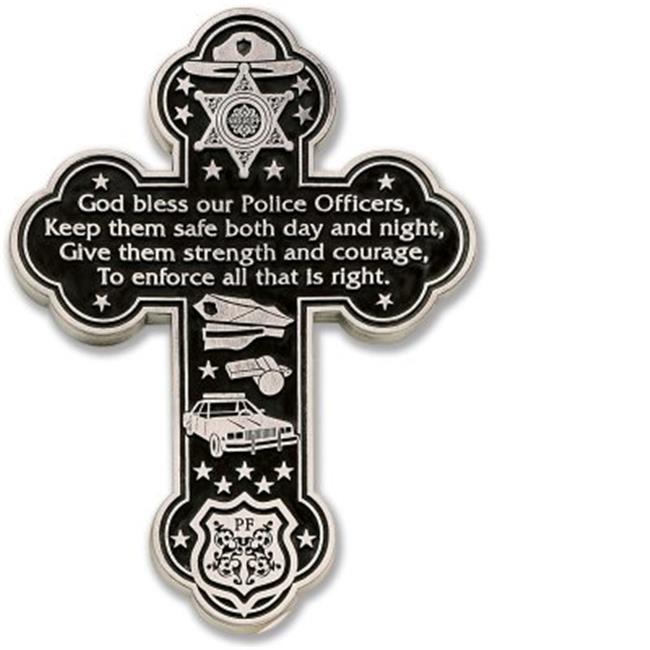 Cathedral Art PMC117 God Bless Our Police Officers Wall Cross - Walmart.com