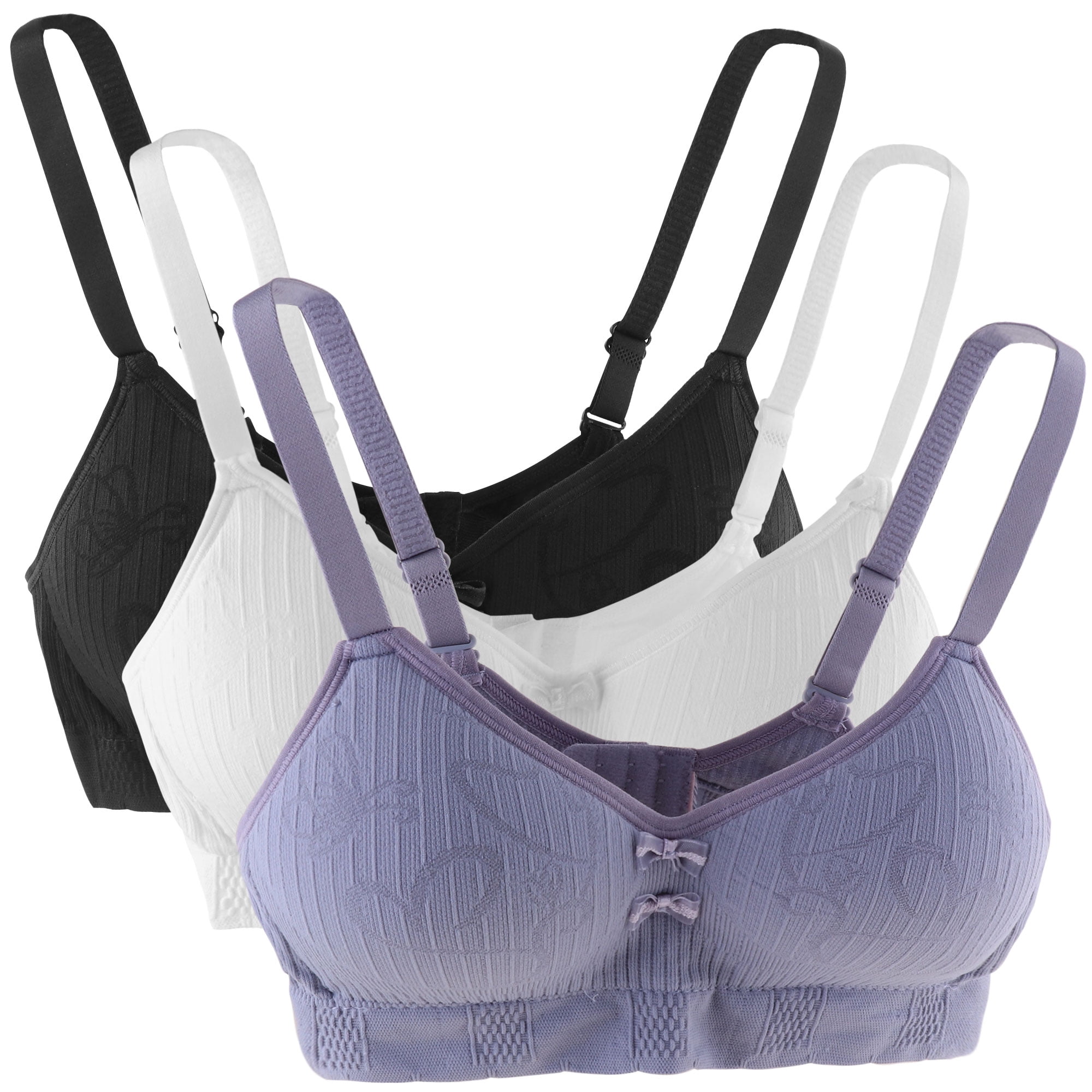 Hbhpov Cotton Girls' Daily Sports Bra, Adjustable Strapless Camisole ...