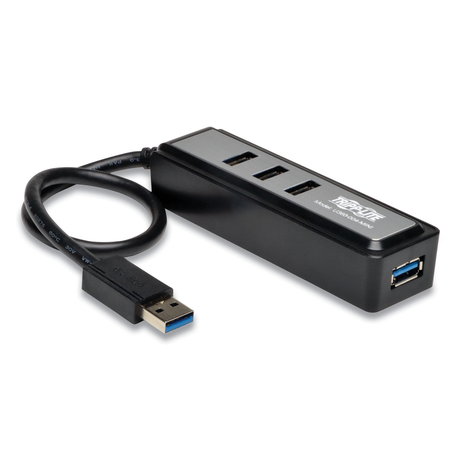 "Tripp Lite 4 Port USB 3.0 Hub, Portable, Super Speed Mini Hub with ...