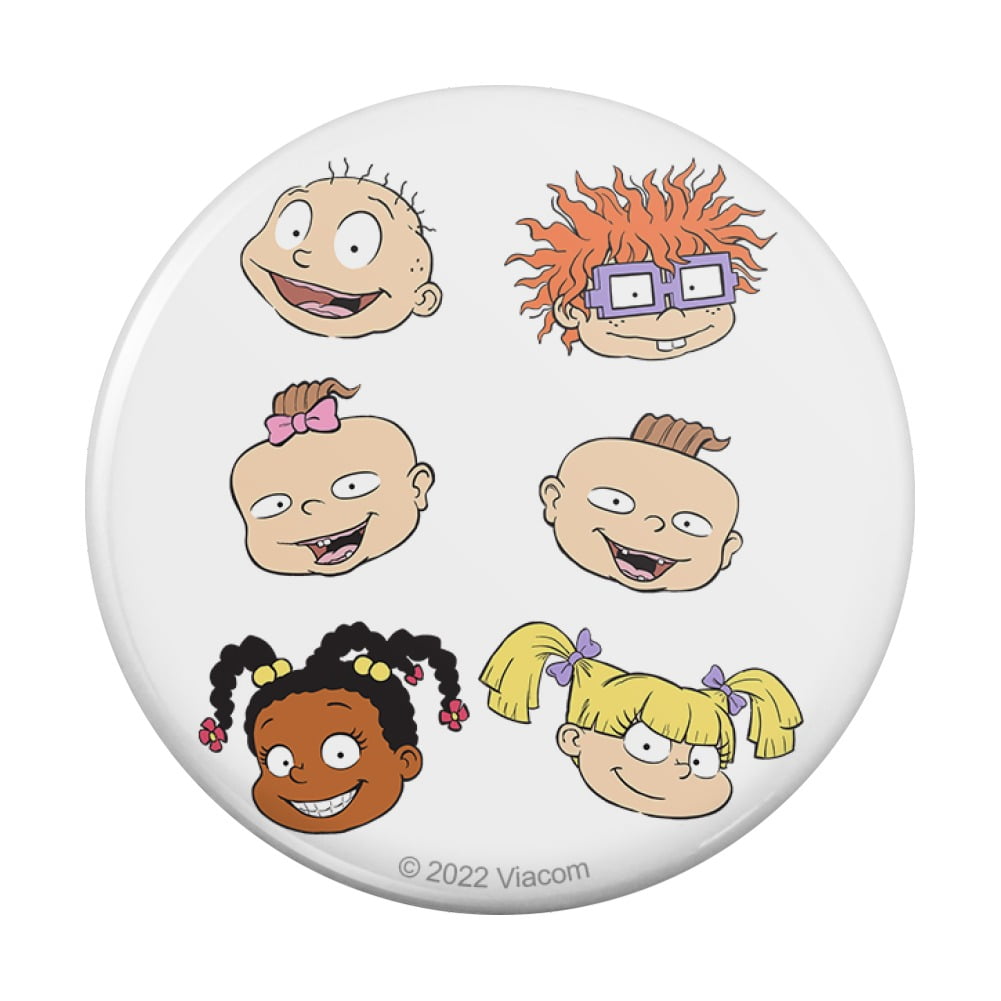 Rugrats Character Heads Kitchen Refrigerator Locker Button Magnet ...