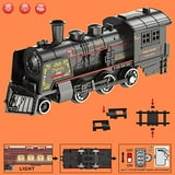 POCO DIVO Alloy Train Set, Christmas Deco Tree Rail Tracks Electric Toy ...