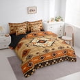 jejeloiu Warm Tribal 7 Pieces Full Size Bedding Sets,Geometric Print ...
