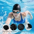 Adjustable Large Swim Cap for Women Men, Waterproof Silicone Swimming ...
