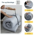 2.5 Inch Mattress Futon Roll Up Mattress,Camping Sleeping Pad Grey ...