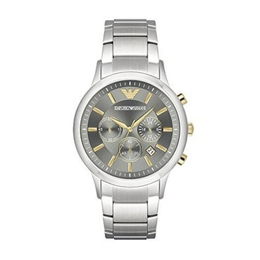 Emporio Armani Men's Gianni Chronograph Stainless Steel Bracelet Watch ...