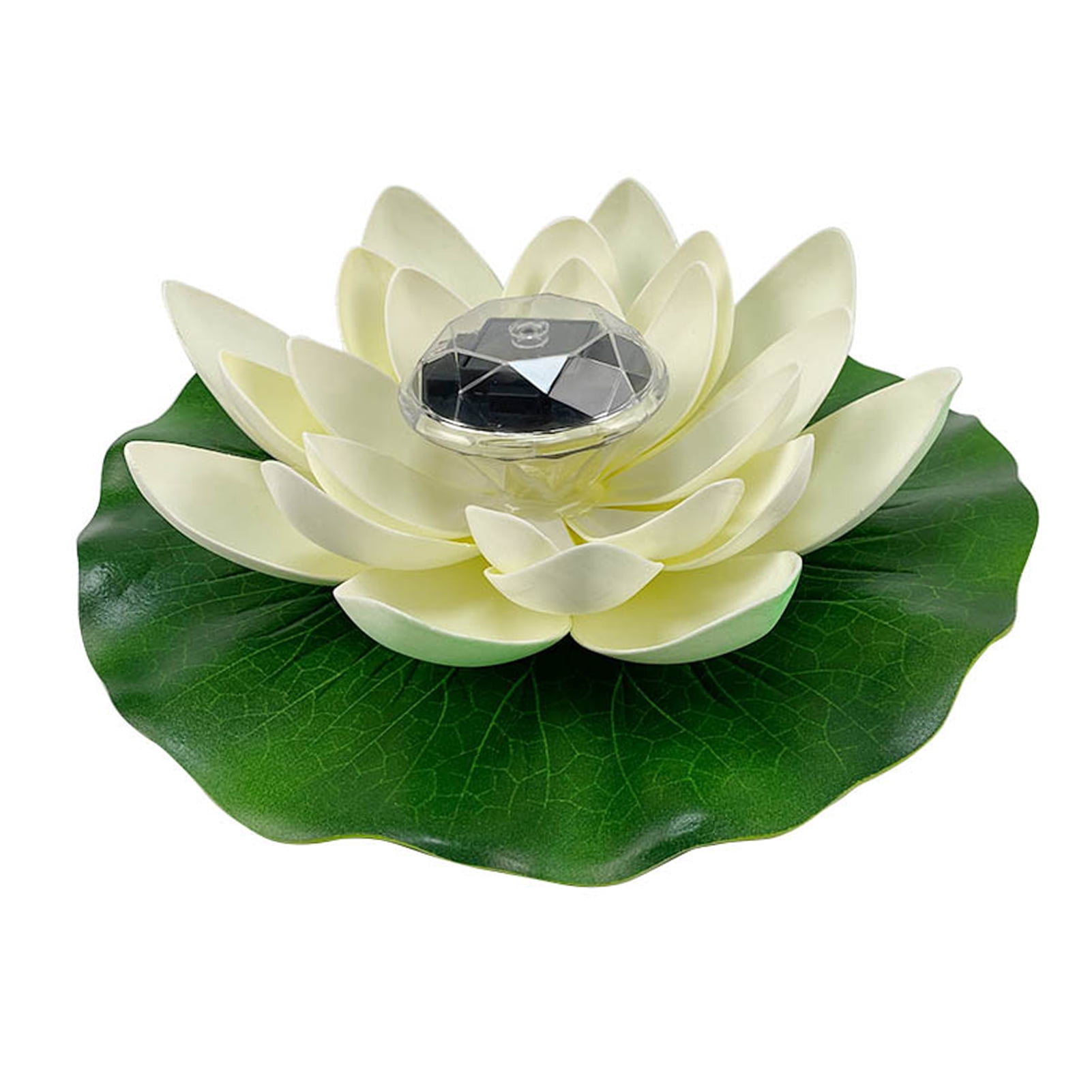 Solar Power Floating Lotus Outdoor Fish Tank Pathway Nepal | Ubuy