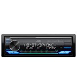 JVC KD-X480BHS Single DIN Bluetooth USB AUX LED AM/FM Radio Stereo SiriusXM Ready Amazon Alexa ...