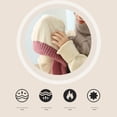 Agiufgs Women's Knitted, Dual-Purpose Design with Integrated Scarf, for ...