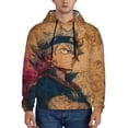 Black Clover Asta Hoodies For Men Hoodie Pullover Long Sleeve Hooded ...