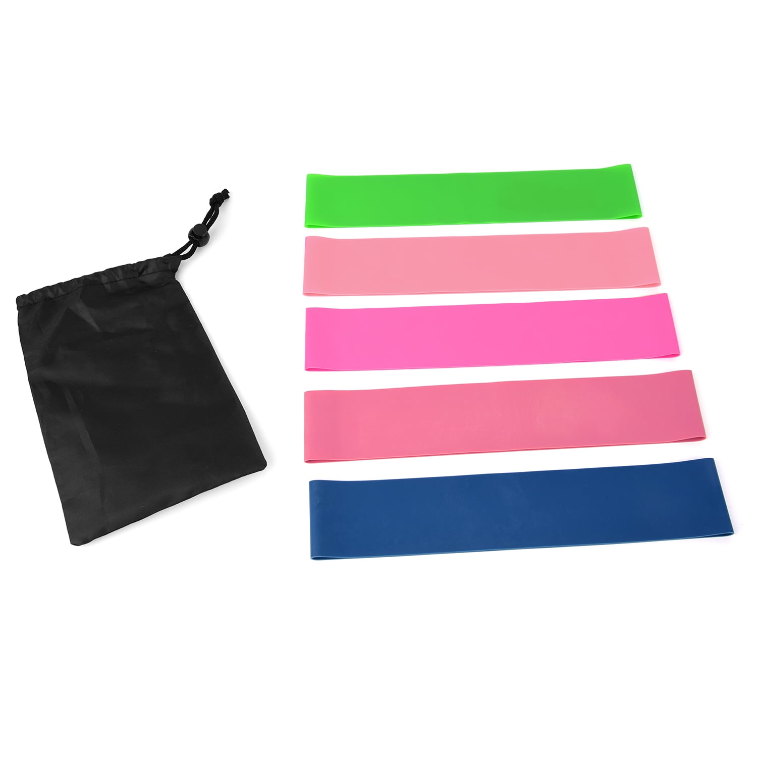 Buy 5 PCS Sports Exercise Resistance Loop Bands Set Elastic Booty Band ...