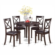 Powell 5 Piece Hamilton Dining Set, Cherry (Table and 4 Swivel Dining ...