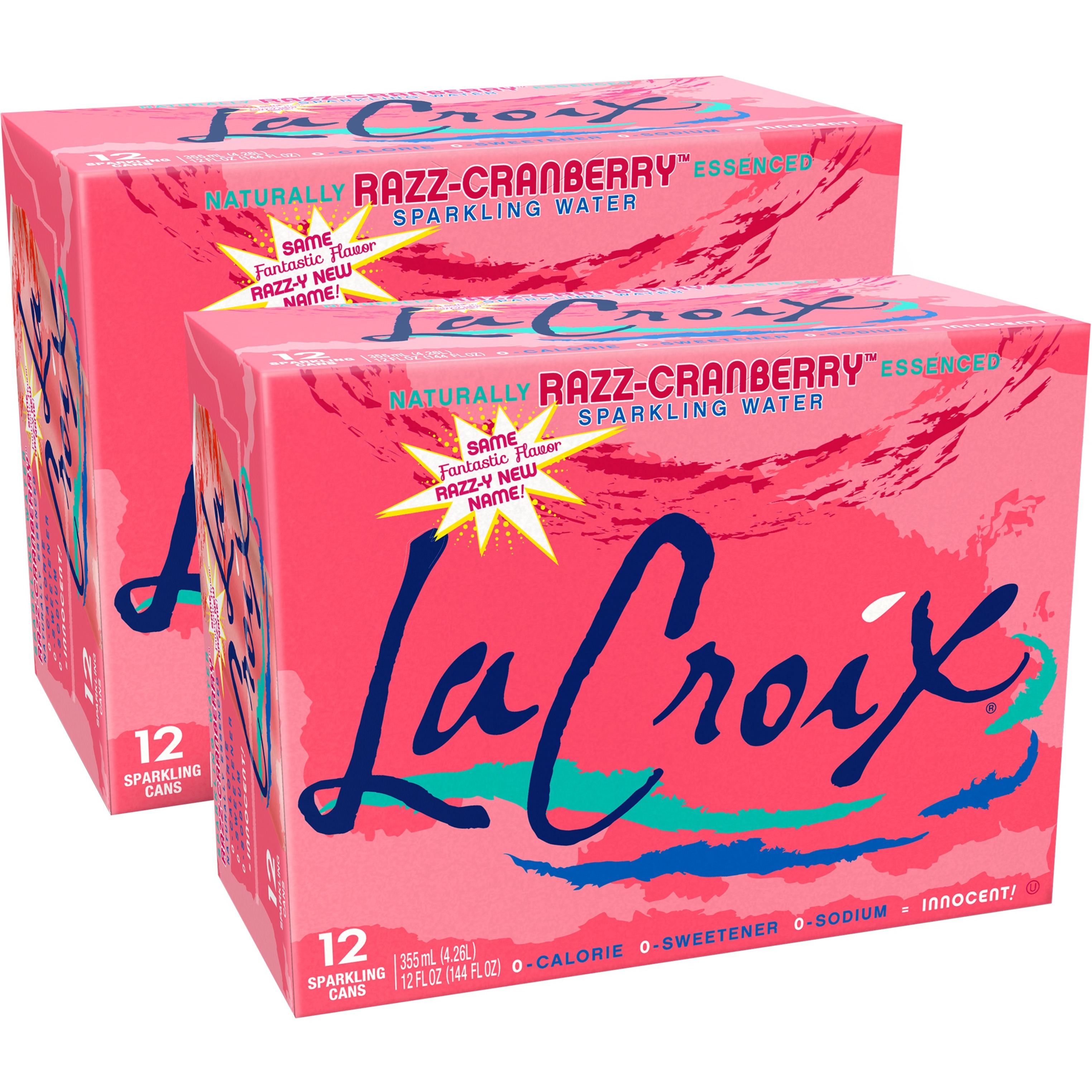 LaCroix Razz Cranberry Sparkling Water 2 12pk 12 Fl Oz Cans 24 LaCroix Razz Cranberry Sparkling Water 2 12pk 12 Fl Oz Cans 24